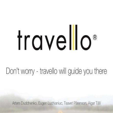 travello-final-presentation | PPTX