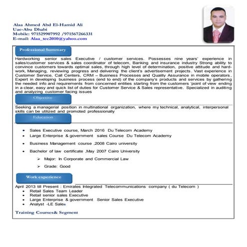 Alaa Ahmed resume | DOCX
