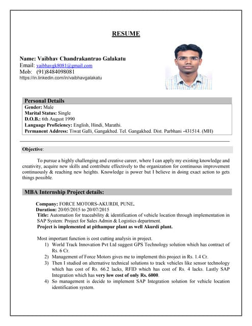 Capgemini internship letter | PDF