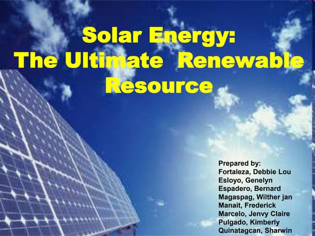 1.introduction to Solar Energy | PDF