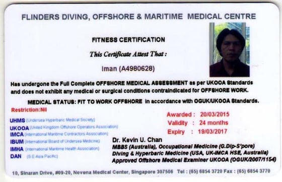 Card Certificate of Competence In Rope Access | PDF