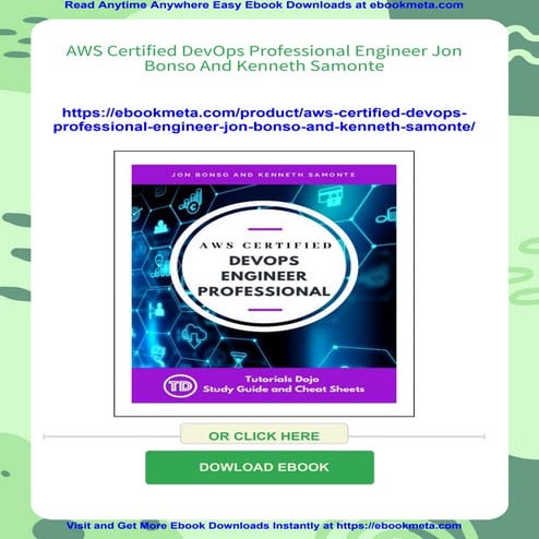 AWS Certified DevOps Professional Engineer Jon Bonso And Kenneth ...