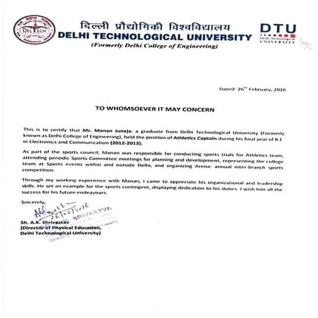 Athletics Declaration | PDF