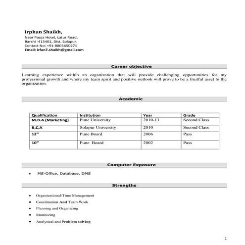 Md.Ismail (CV) | DOCX