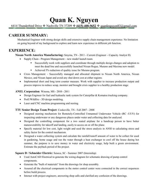 Mechanical Engineering Portfolio | PDF | Civil Engineering Industry ...