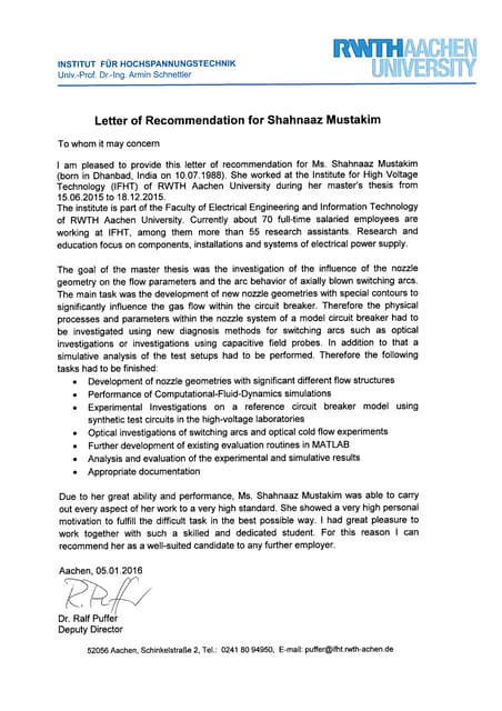 ABB_Reference letter | PDF