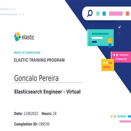 Elastic Search Engineer Certification - Virtual | PDF