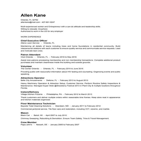 Allen-Kane | PDF