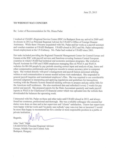 Letter of Recommendation - Ngo | PDF