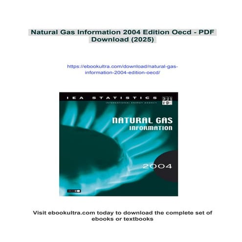 Natural Gas Information 2004 Edition Oecd | PDF