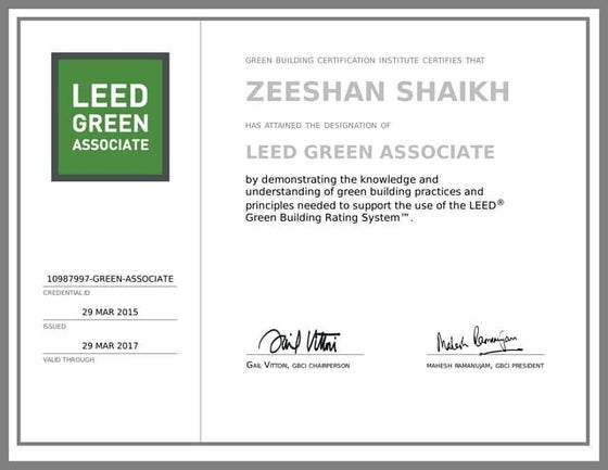 LEED Green Associate Certificate | PPT