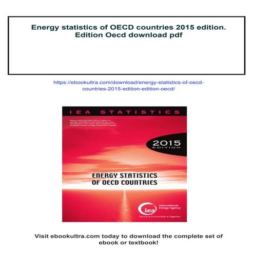 Energy statistics of OECD countries 2015 edition. Edition Oecd | PDF