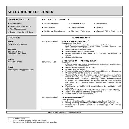Jones Resume | PDF