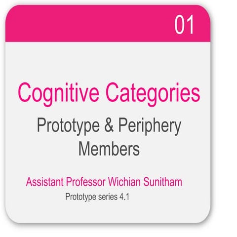 446 cognitive categories | PPT