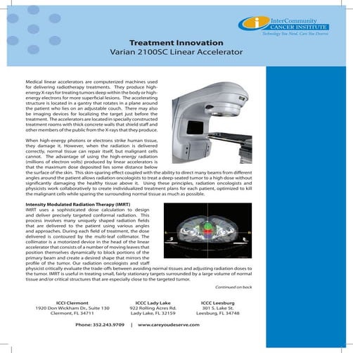 Varian linear accelerator | PDF