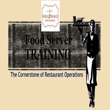 Foh staff training | DOCX