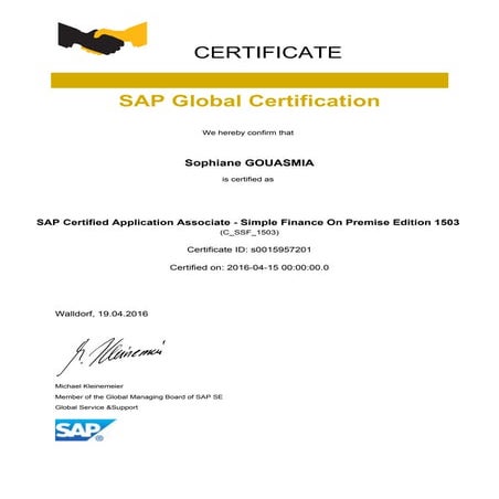 SAP_certification | PDF