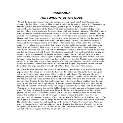 RAGNAROK | PDF