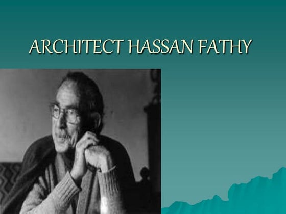 Hassan fathy | PPTX