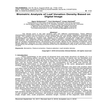 Digital image processing methods for estimating leaf area of cucumber plants | PDF