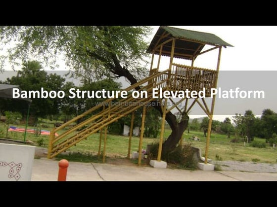 Bamboo Structure on Elevated Platform | PPT
