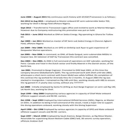 Richard Copeland CV | PDF