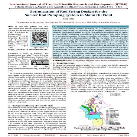 Optimization of Rod String Design for the Sucker Rod Pumping System in ...