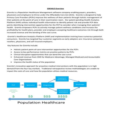 Gremlo One pager 10-24-16 final | PDF