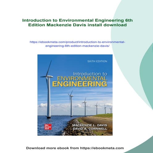 Introduction to Environmental Engineering 6th Edition Mackenzie Davis | PDF