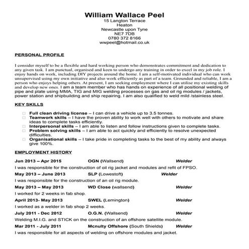 James burgess cv new 15 | DOCX