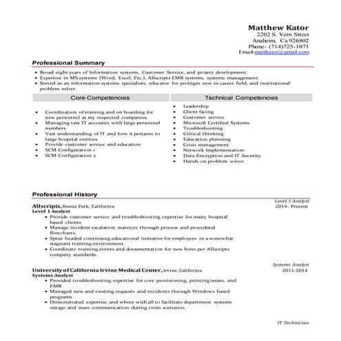 Resume | PDF