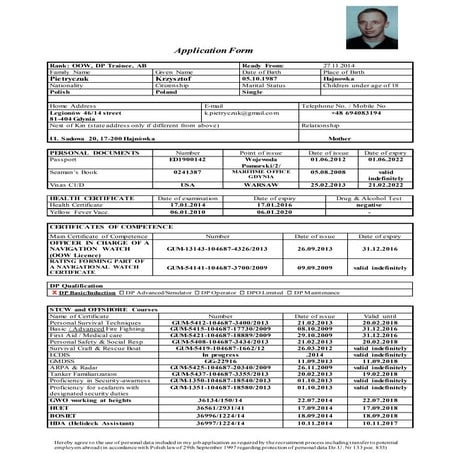 APPLICATION FORM | DOCX