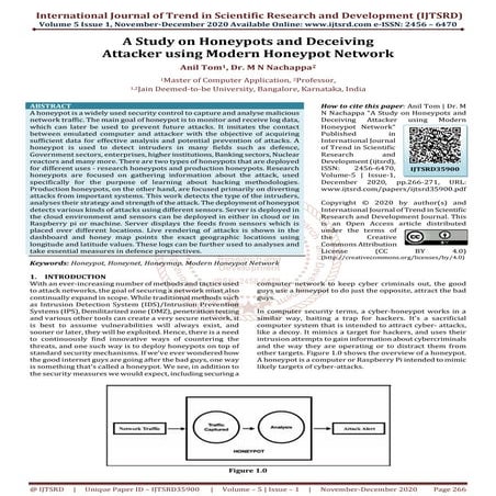 A Study on Honeypots and Deceiving Attacker using Modern Honeypot Network | PDF | Beekeeping ...