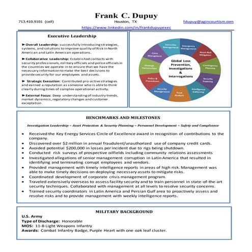 Frank Dupuy Resume PA 2016 | DOC
