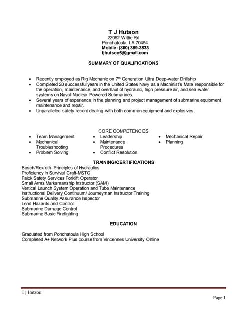 General Resume LN | ODT