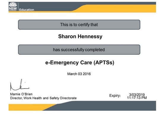 Anaphylaxis elearning certificate | PPT