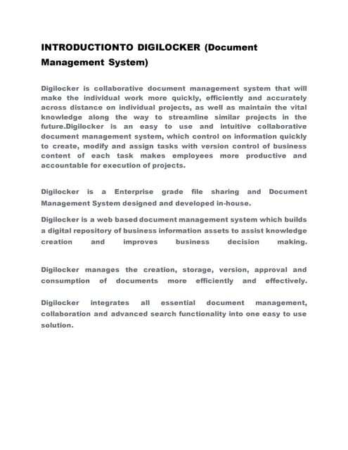 DigiLocker-presentation | PPTX