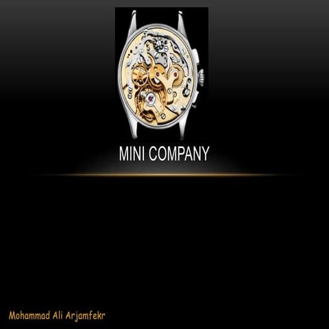 MINI COMPANY | PPTX