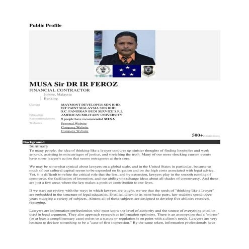 RESUME DR.FEROZ | PDF