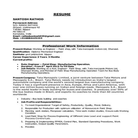 SANTOSH RESUME | DOCX