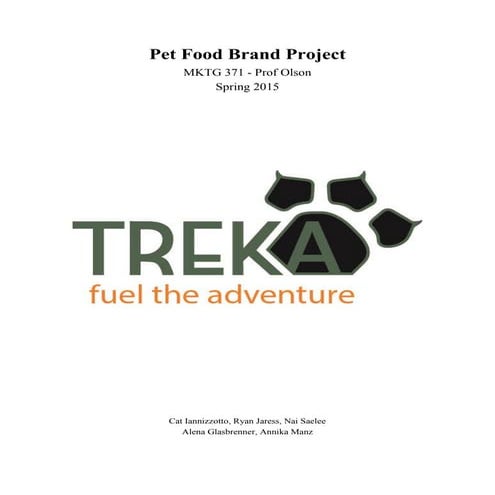Pet Food Project_Group 3_FINAL VERSION | PDF
