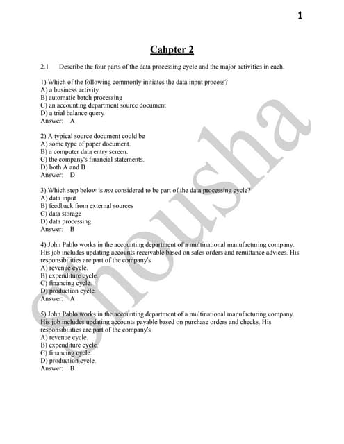 Tally Questions Paper in English {30 Questions} | PDF