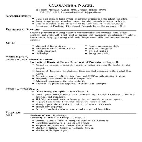 Resume | DOC