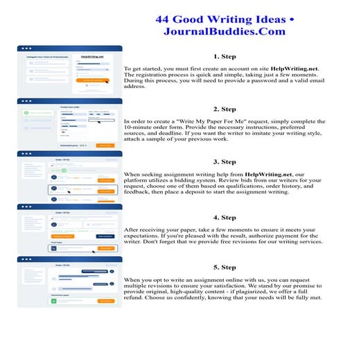 44 Good Writing Ideas JournalBuddies.Com