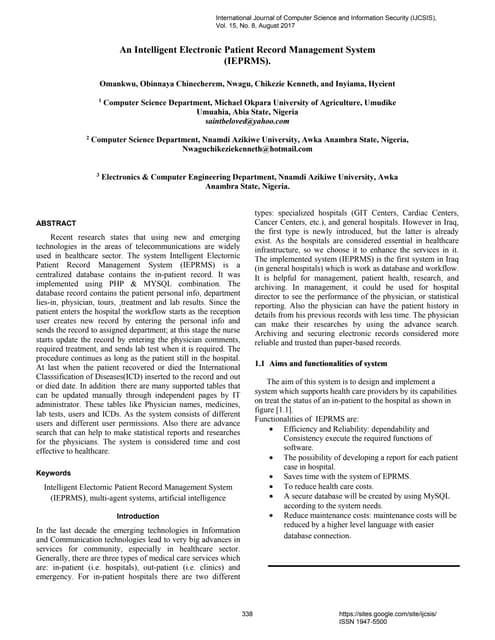 PATIENT MANAGEMENT SYSTEM project | PDF
