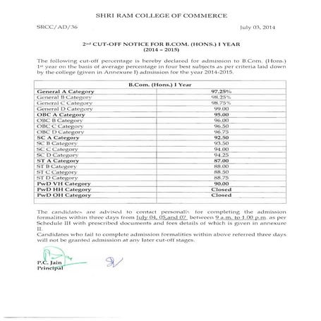 2nd cutoff gargi | PDF