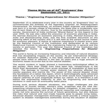 44th engineers day | PDF