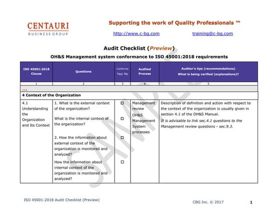 ISO 45001 audit checklist .pdf