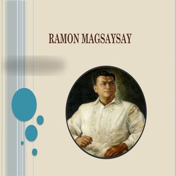Q3 lesson 23 ramon magsaysay | PPTX