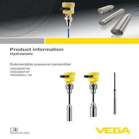 Submersible Pressure Transmitter for Level Measurement | PDF